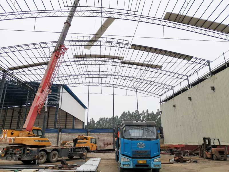 How to install PVC transparent daylighting tiles - XINGFA