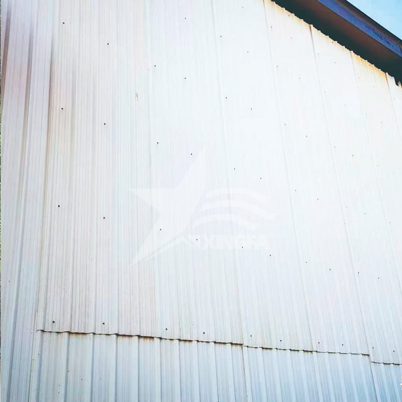 PVC plastic steel tiles can solve the problem of roof acid rain ...